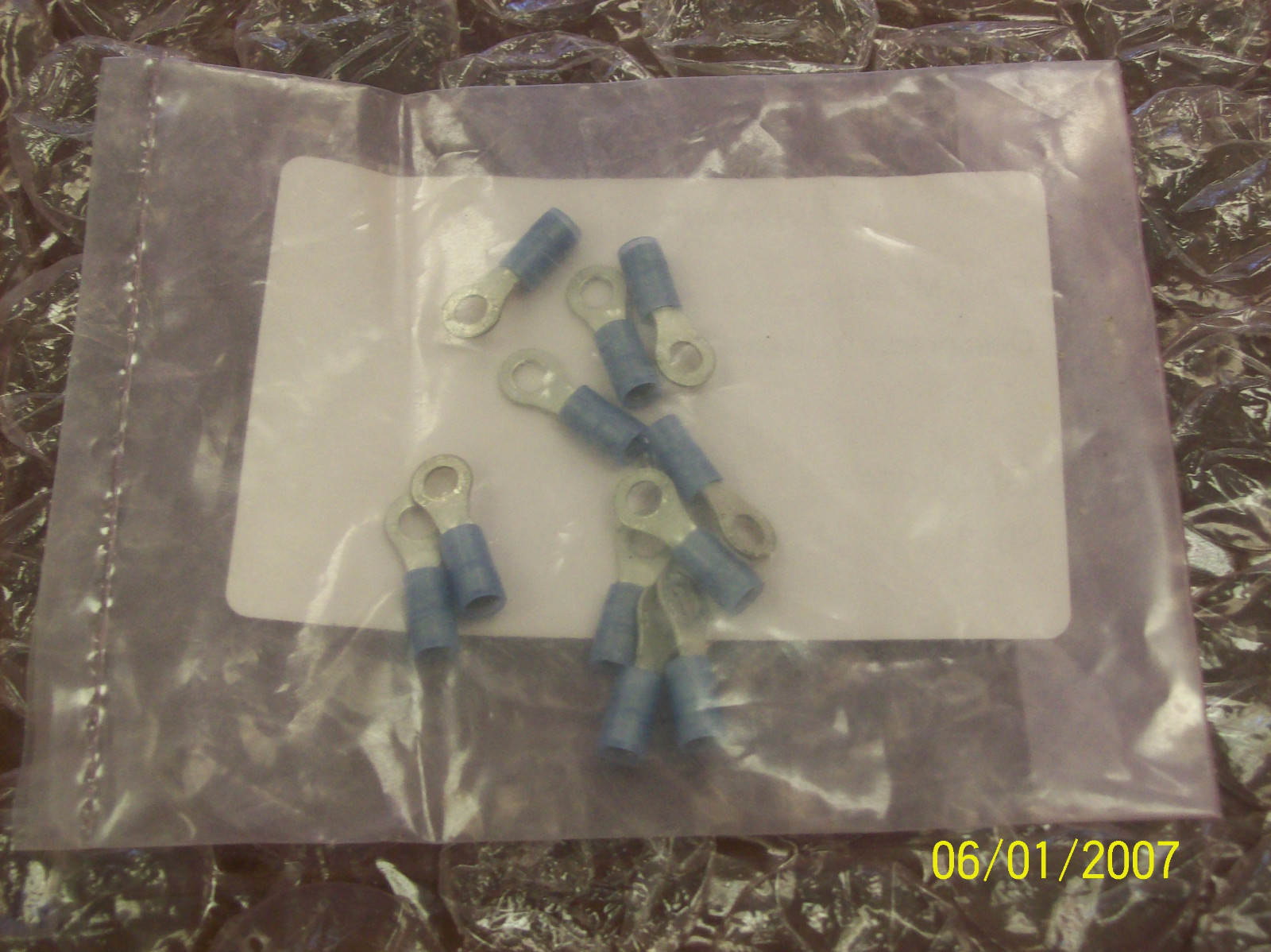 HWKIT-Intergrtn New Blue MS25036-153 Harness Terminal Lugs (1 lot of 35 ...