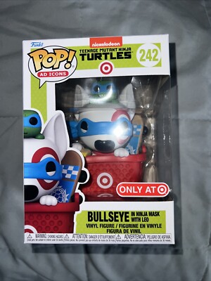 Bullseye in Ninja Mask with Leo #242 Funko Pop! TMNT Target Exclusive ...