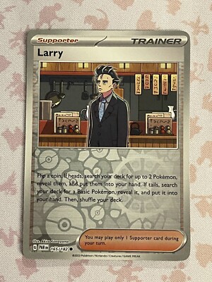 Pokémon TCG Larry Paradox Rift 165/182 Reverse Holo Common | eBay