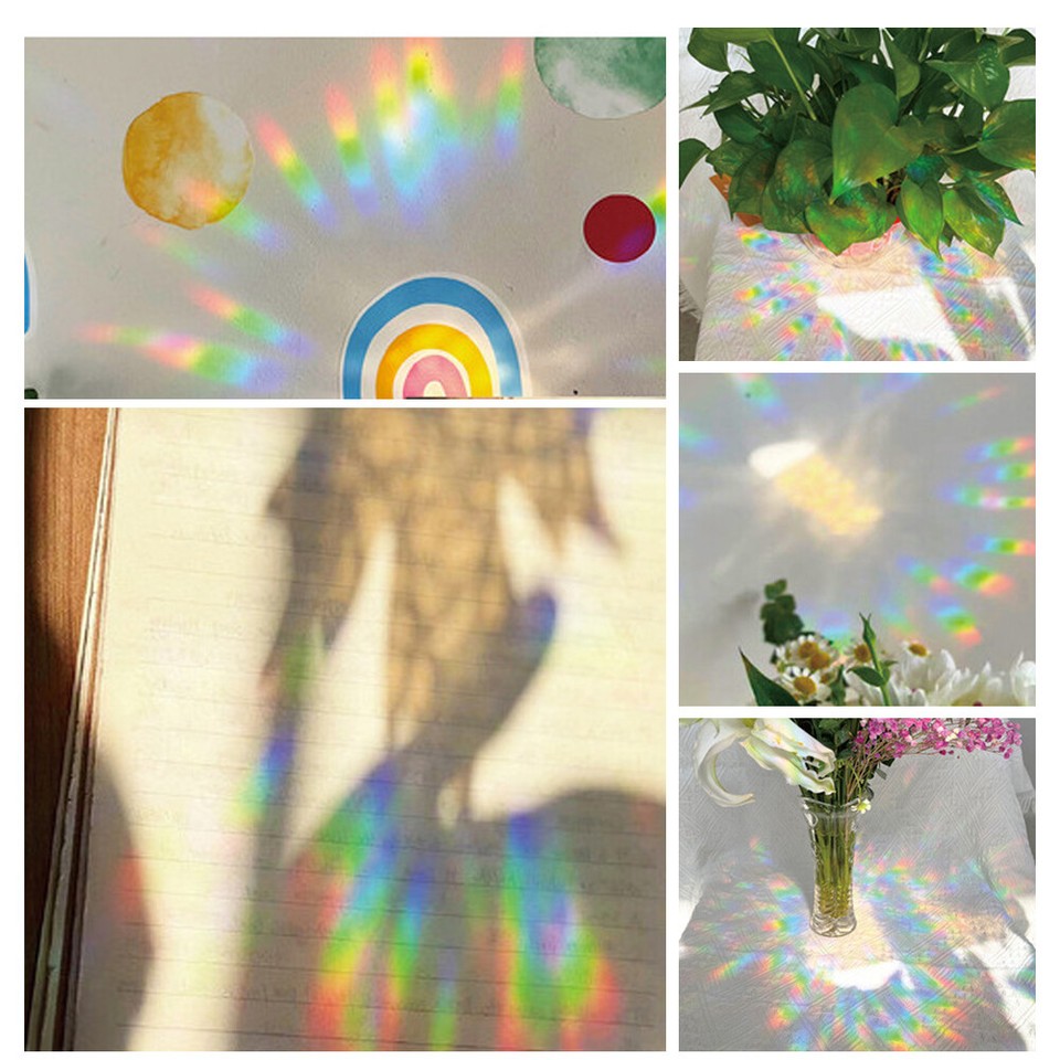 13pcs/sheet Suncatcher Sticker Durable Anti Collision For Window ...