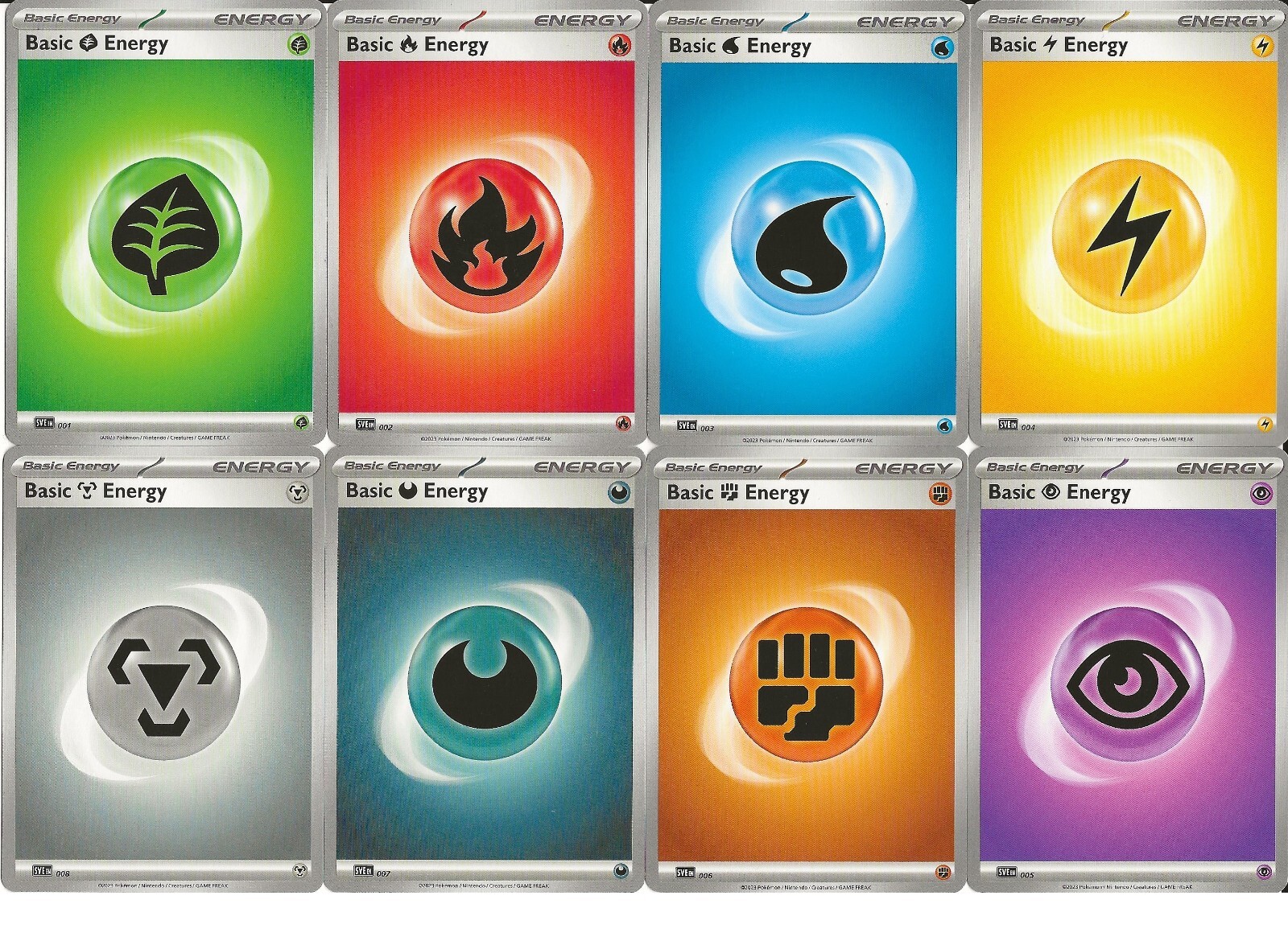 Pokemon TCG Basic Energy Cards Bundle - 40x Energy cards Choose your ...