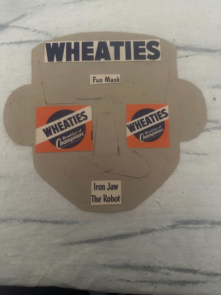 LOT of 6: Vintage 1950's Wheaties Cereal Box Masks | eBay