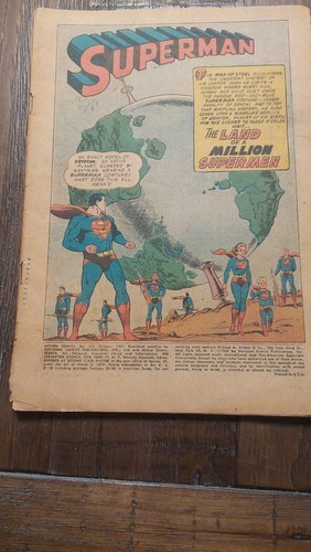 Superman Action, Coverless COMICS No. 233 October 1957 | eBay