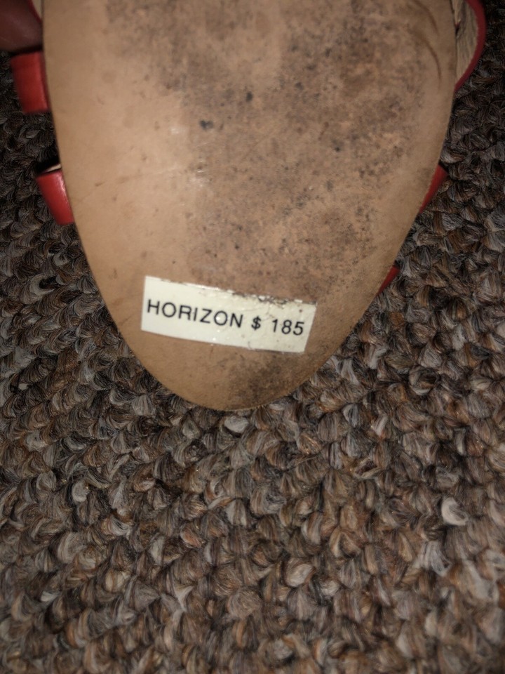 Vintage Via Spiga Red Leather Heel Shoes Italy 6.5 $185 Vero | eBay