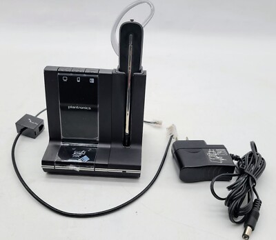 Lot 6 PLANTRONICS W02 DECT 6.0 WIRELESS HEADSET SYSTEM Headphones ...