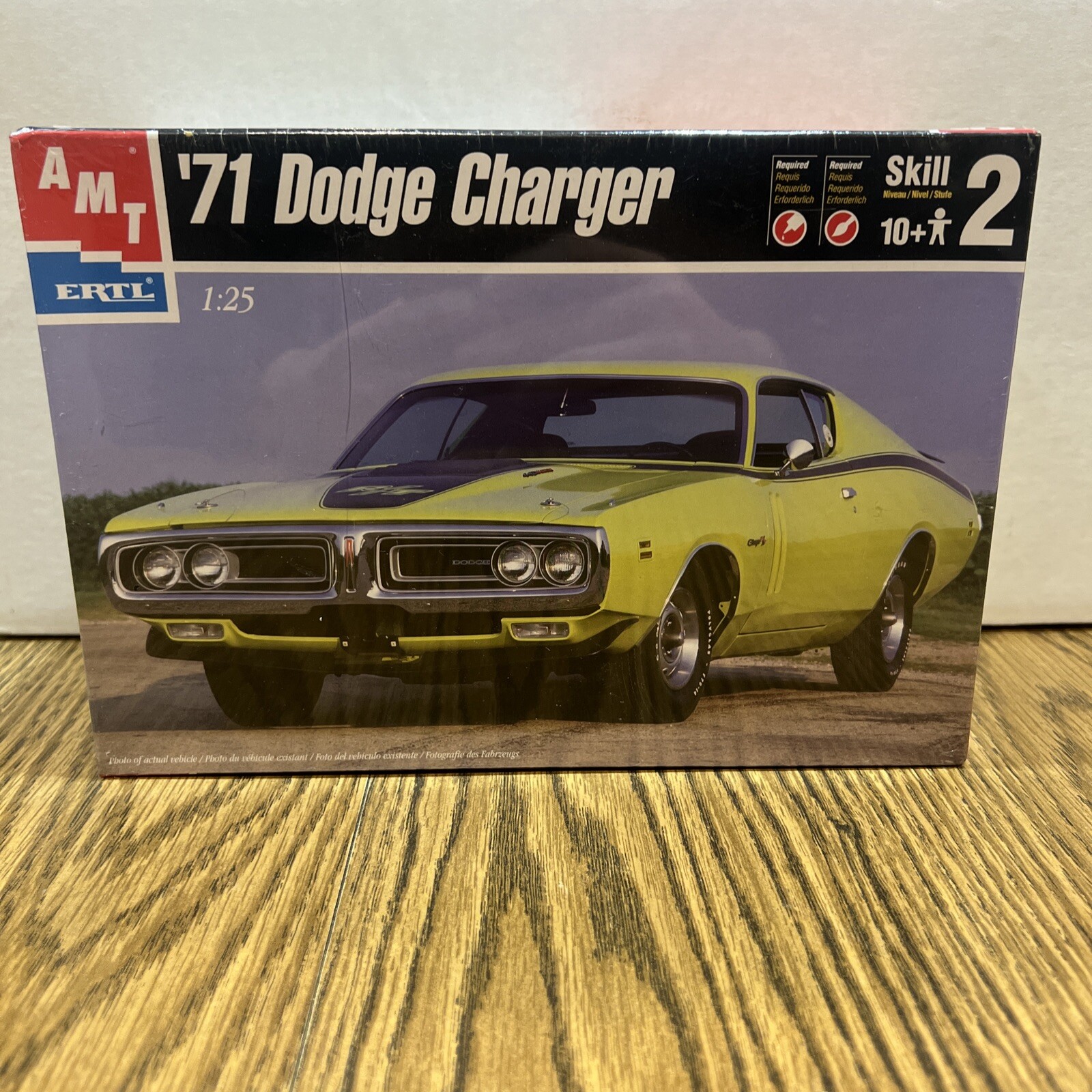 AMT Ertl 30053 1/25 1971 71 Dodge Charger Model Kit Factory Sealed ...