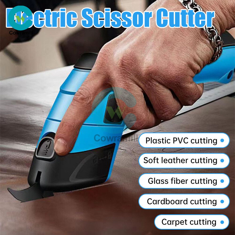 11000RPM Electric Scissors Automatic Shears Cutter For Leather Carpet ...
