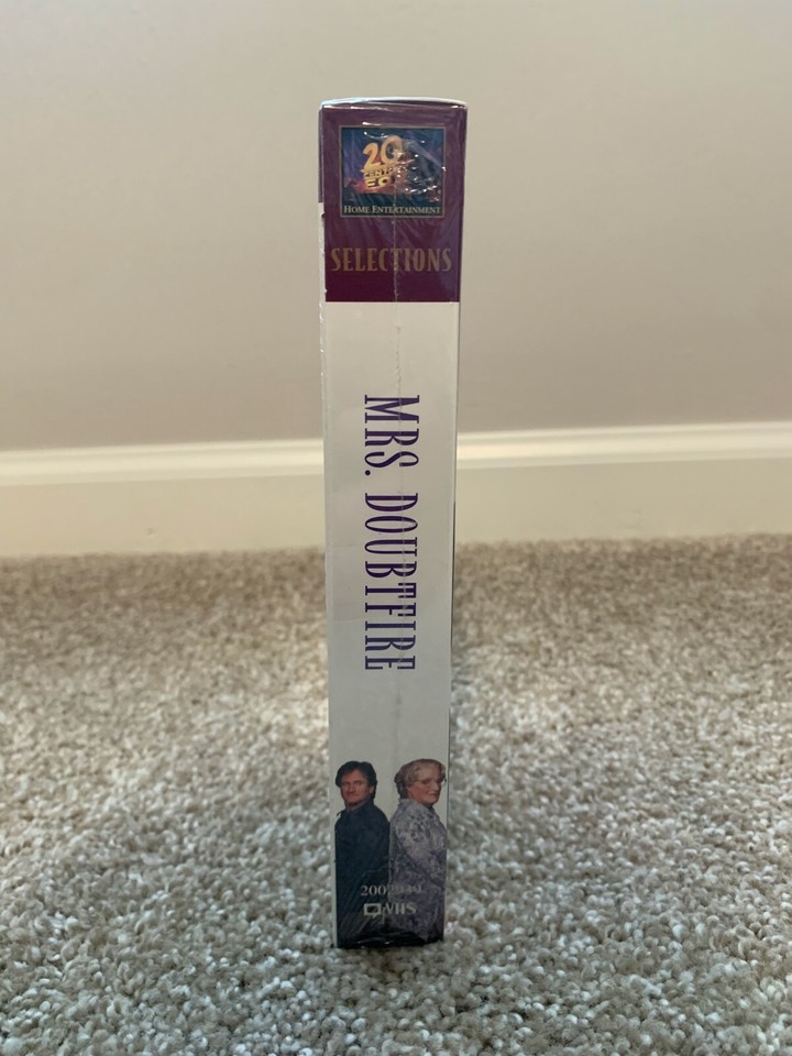 Mrs. Doubtfire VHS Brand New Sealed 20th Century Fox Selections Robin ...