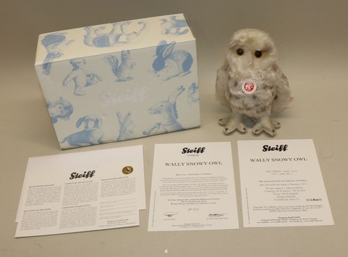 2011 Steiff Wally Snowy Owl 036927 #253/1500 in Original Box with COA ...