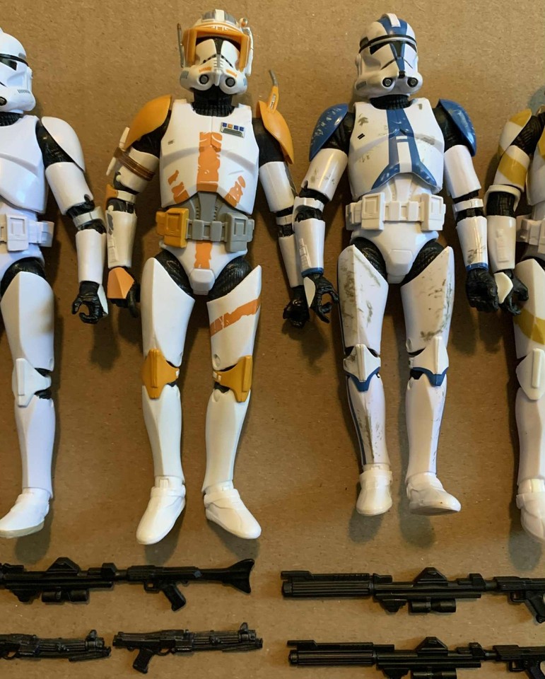 Star Wars Black Series 6" Inch Various Clone Trooper Figure Lot Cody ...