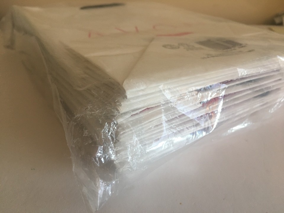 NEW Rare Avon 2011 Paper Tote Foldable Shopping Bags (Set of 10) Pink ...