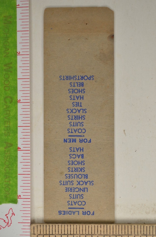 Matchbook Cover Halls Clothes Clothing Store Houston 1950s Department ...