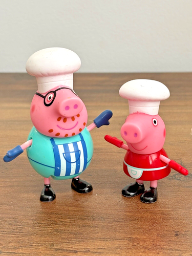 PEPPA PIG Cooking With Daddy Pig CHEF DADDY PIG & CHEF PEPPA PIG Toy ...