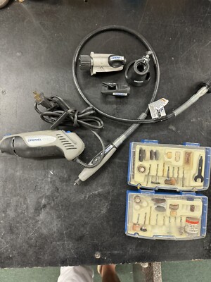 Dremel 400 XPR Rotary Tool Kit w/ Extra Attachments, Flexible Shaft 225 ...