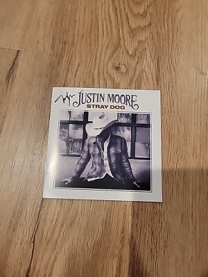 Justin Moore Autographed CD Booklet Stray Dog | eBay