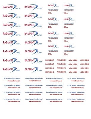 HO Scale Truck / Trailer Decals. " Radiant Clipper " | eBay