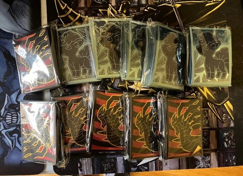 Pokémon ETB Card Sleeves Lot Of 11 Packs - Alolan Vulpix Giratina SWSH ...