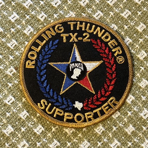 Rolling Thunder Supporter Patch TX-2 Texas POW MIA | eBay