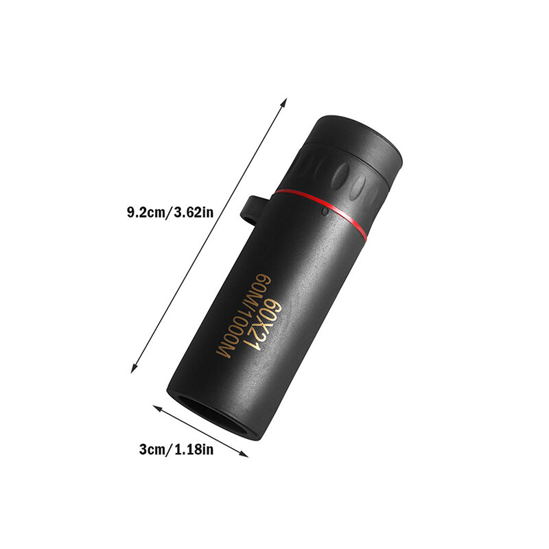 Mini Pocket Compact Monocular Telescope 60x21 HD Camping Hunting Sports ...