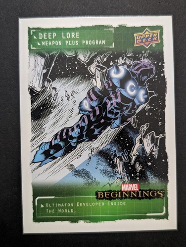🎯🔥2022 Upper Deck Marvel Beginnings Deep Lore Weapon Plus #DLWP18 ...