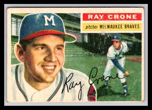 1956 Topps #76a Ray Crone White Back PR-FR w/Defect(s) | eBay
