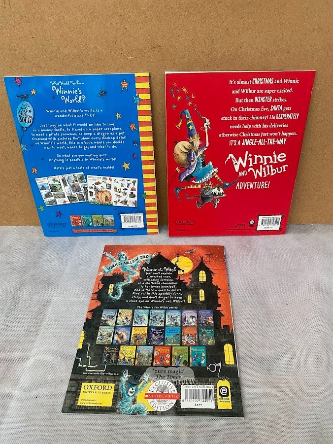 Winnie The Witch 3 Adventure Books By Valerie Thomas - Korky Paul (a ...