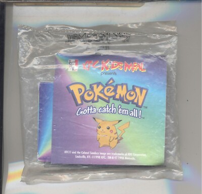 1998 KFC Pokemon Cards Promo 1st EVER ENGLISH POKÉMON BOX SET Factory ...