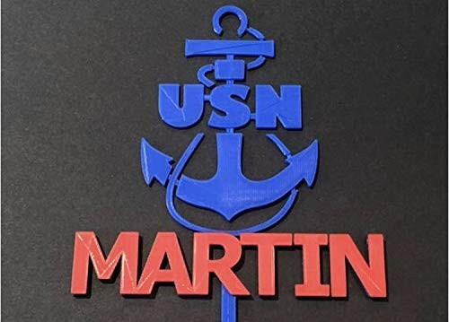 US Navy Anchor Cake Topper Personalized Custom Military Cake Toppers | eBay