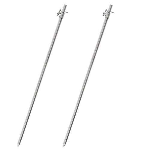 STAINLESS STEEL LARGE FISHING BANK STICKS 50-90cm QUALITY NGT CARP ...