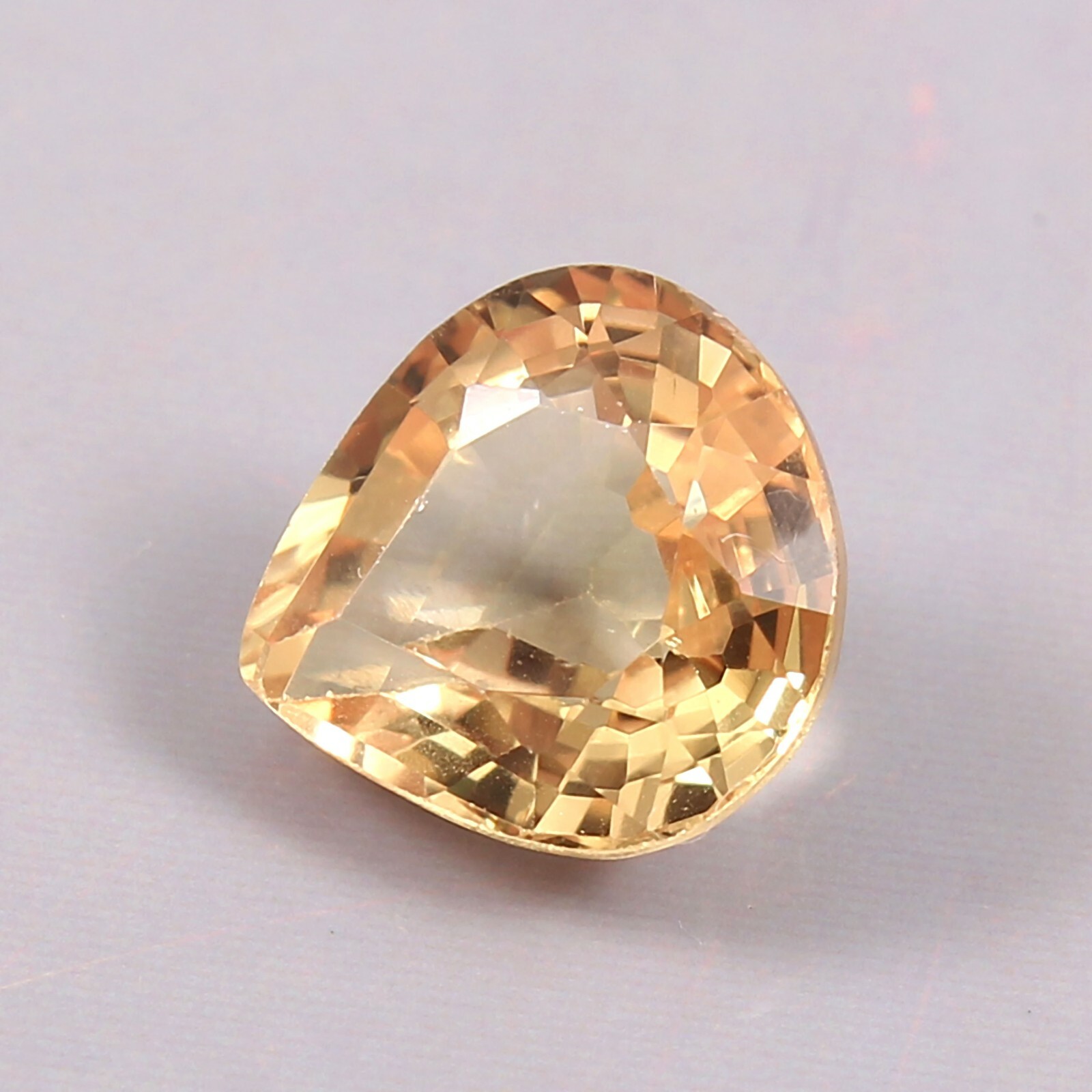 AAA Grade Natural Ceylon Padparadscha Sapphire 3.20 Ct Heart Cut Loose ...