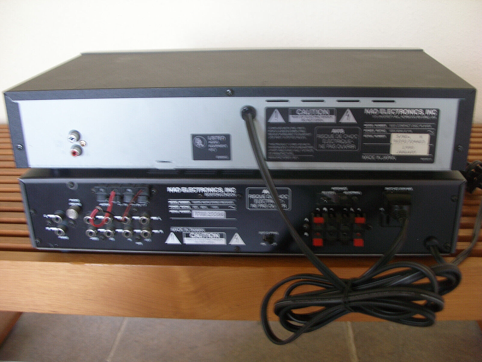 Vintage NAD 7220PE Receiver & 5325 CD player Matched Set. TESTED ...