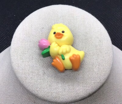Vintage Easter Holiday Costume Plastic Chick Pin B733 | eBay