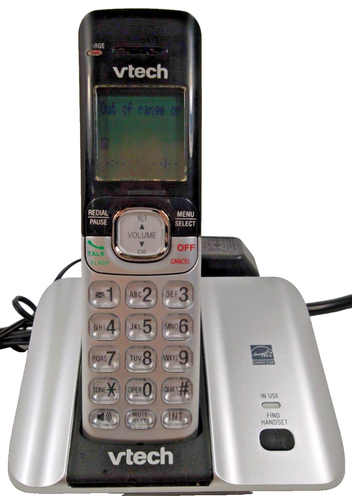 vTech CS6519-2 Cordless Telephone | 1 Handsets | Black | Speakerphone ...
