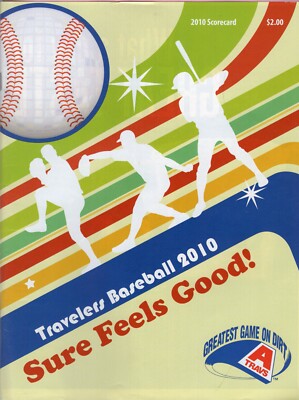 Arkansas Travelers Game Program Scorecard Magazine 2010 LA Angels AA ...