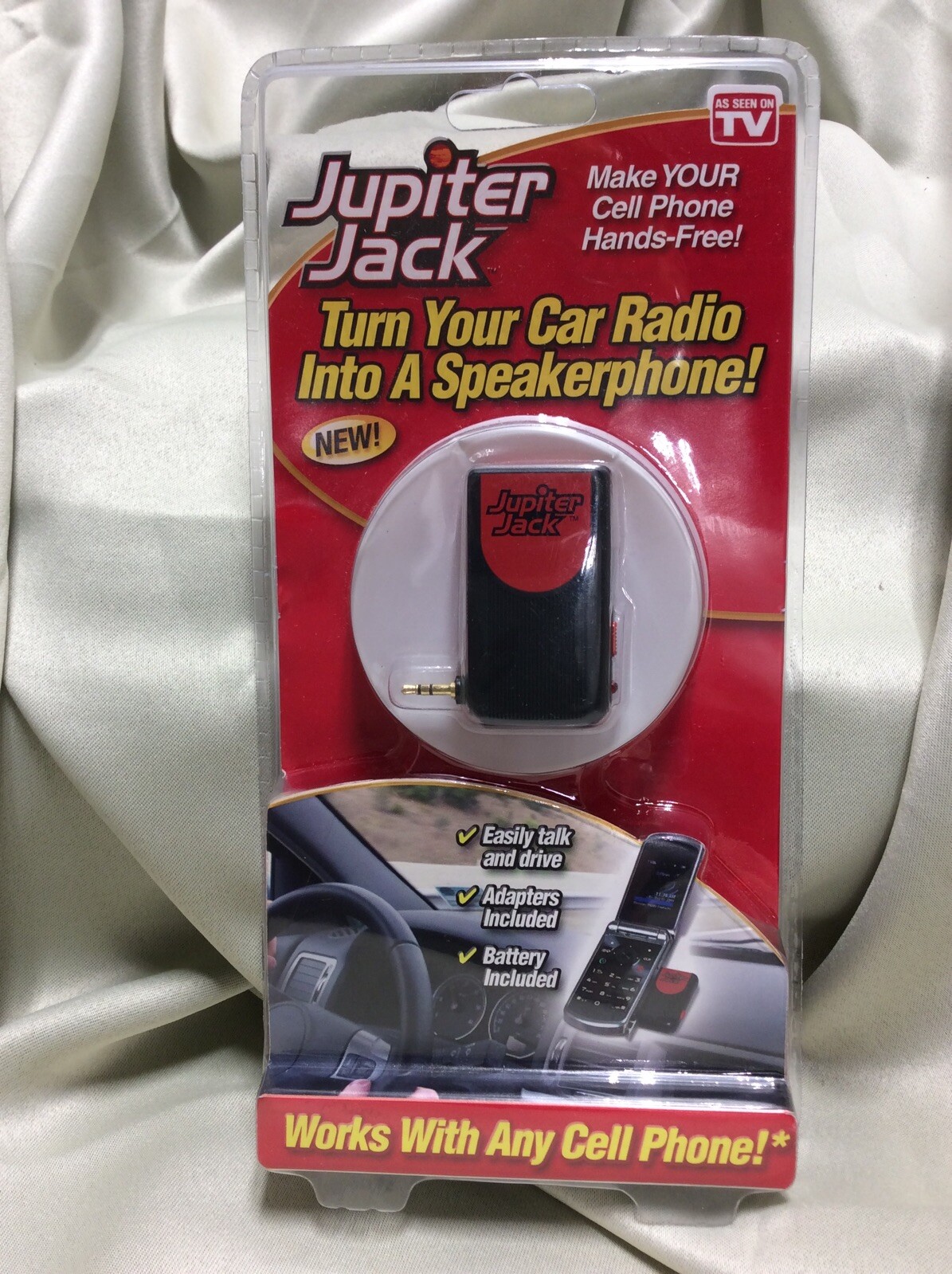 Jupiter Jack Turn Car Radio Into A Speaker Phone Hands Free Cell Phone ...