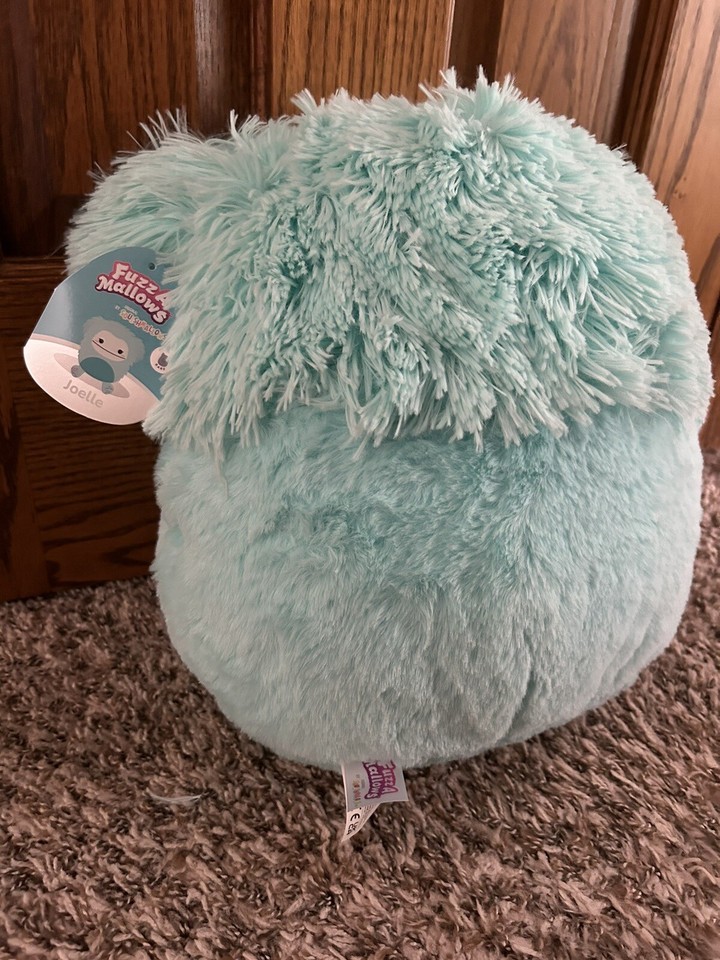 Squishmallow Fuzzamallow Joelle Big Foot Yeti 12 Inch Fuzz-a-Mallow New ...