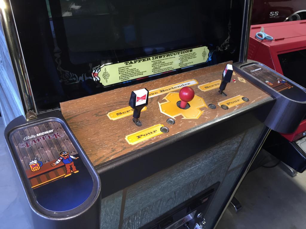 Bally Midway TAPPER arcade custom coasters for cup holders on the ...