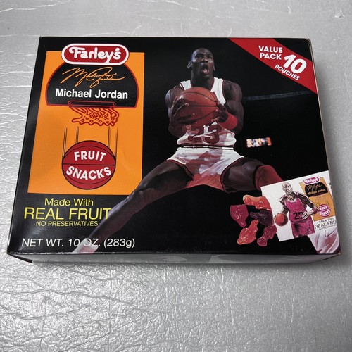 Sealed Michael Jordan Farley's Fruit Snacks Unopened Box Chicago | eBay