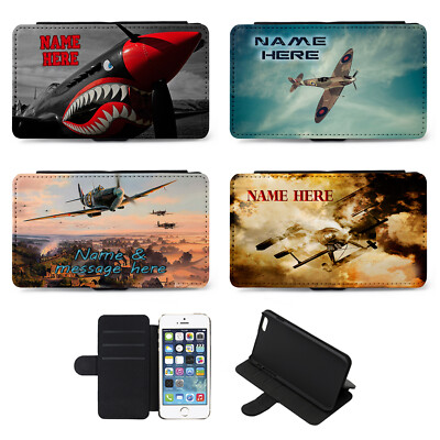 Personalised iPhone Case Plane Flip Phone Cover Birthday Gift RAF ...