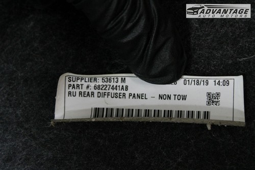 2017-2025 CHRYSLER PACIFICA REAR UNDERBODY PAN SPLASH SHIELD GUARD ...