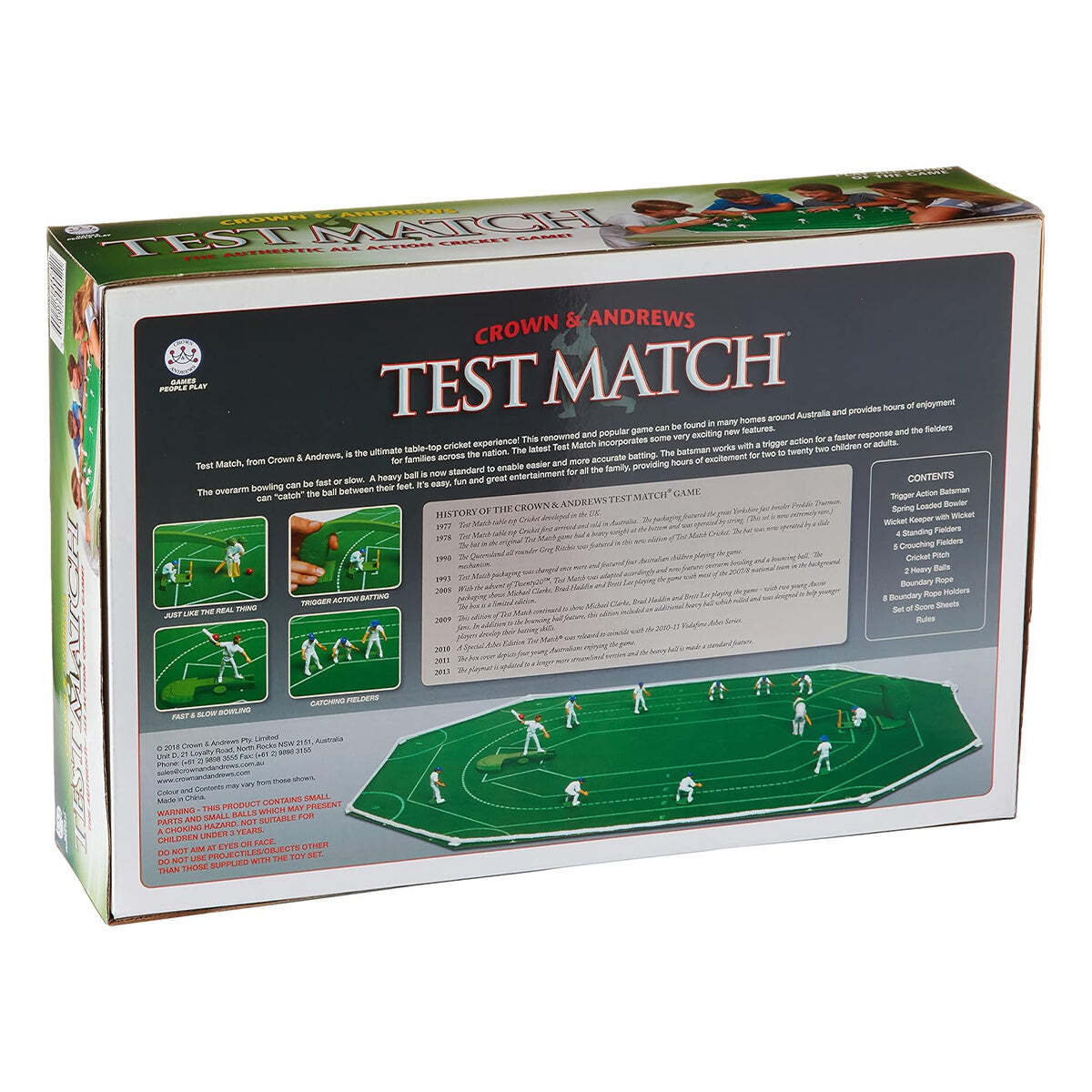 Crown & Andrews Test Match Cricket Board Game for sale online | eBay