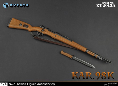 ZYTOYS ZY2015A 1/6 Scale WWII German KAR 98K Rifle For 12" Action ...