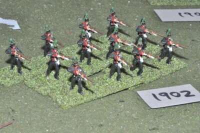 25mm NAPOLEONIC / BRITISH - 12 RIFLES - (1902) | eBay