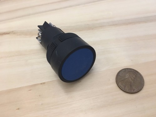 1 Piece Blue Momentary PUSH BUTTON SWITCH normally open closed 22mm on ...