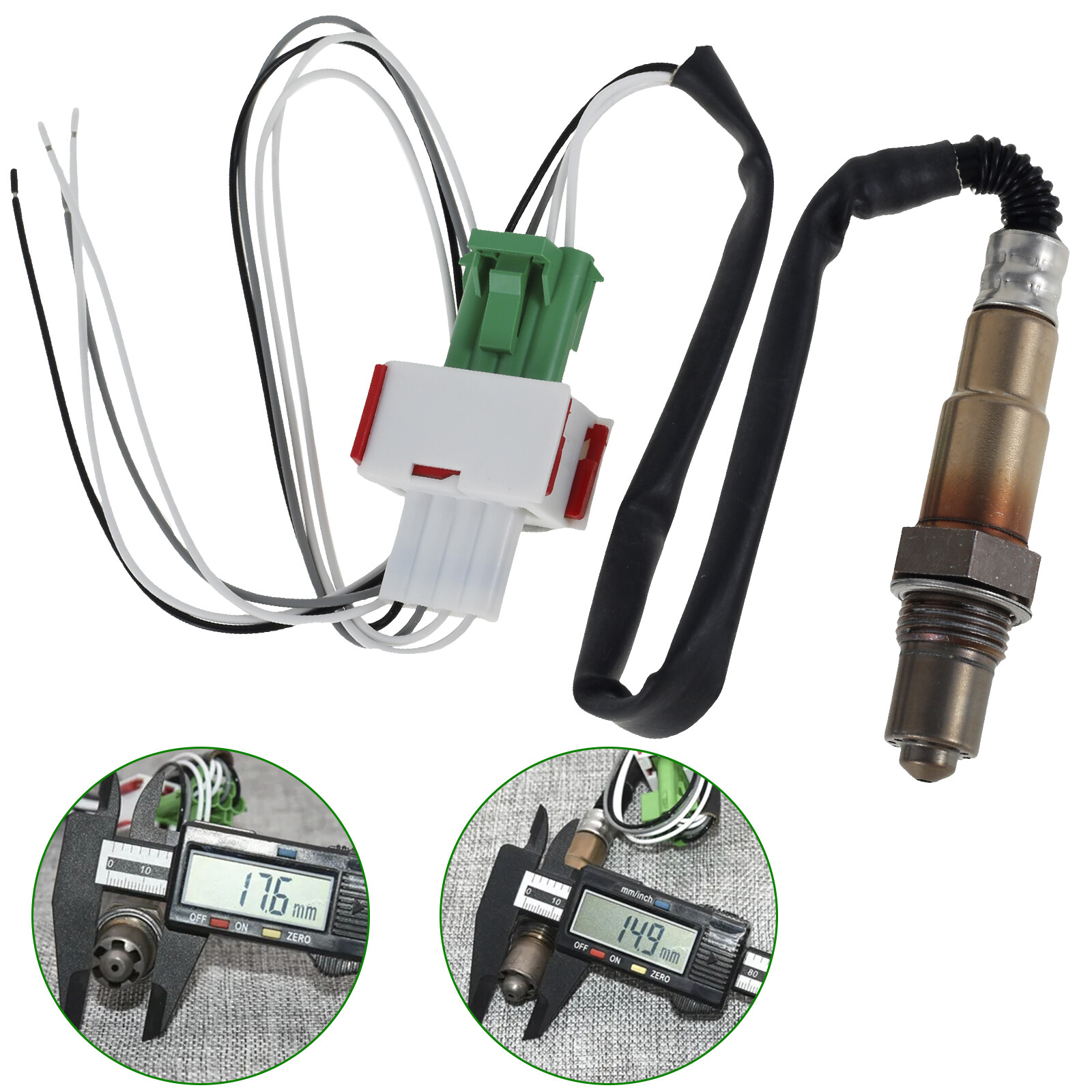 Air Fuel Ratio Gauge 52mm/2inch 12V Precise AFR Gauge Kit with O2 ...