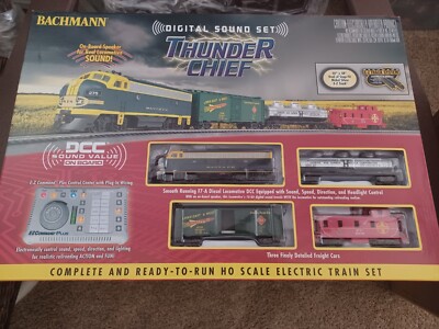 Bachmann Thunder Chief Train Set HO Scale & Digital Sound BAC00826 *NEW ...