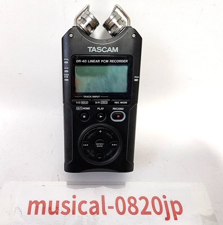 TASCAM DR-40 LINEAR PCM RECORDER レコーダー - その他
