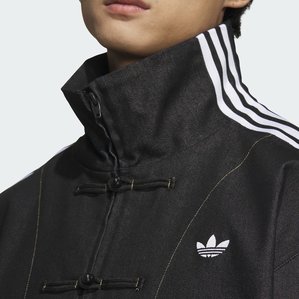 Adidas Original Tang Chinese New Year Black Denim Jacket | eBay