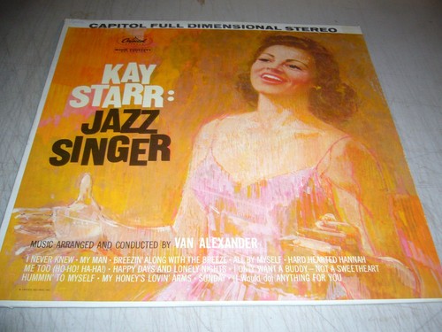 KAY STARR JAZZ SINGER LP VG+ Capitol ST-1438 1960 | eBay