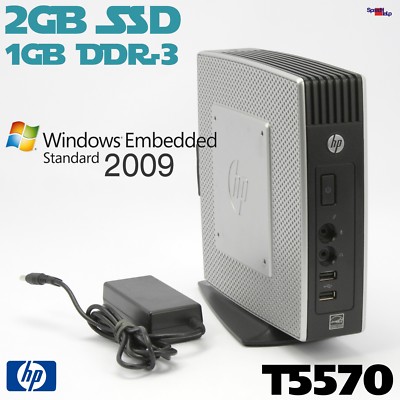HP THINCLIENT T5570 COMPUTER PC RS-232 WINDOWS XP EMBEDDED STANDART ...